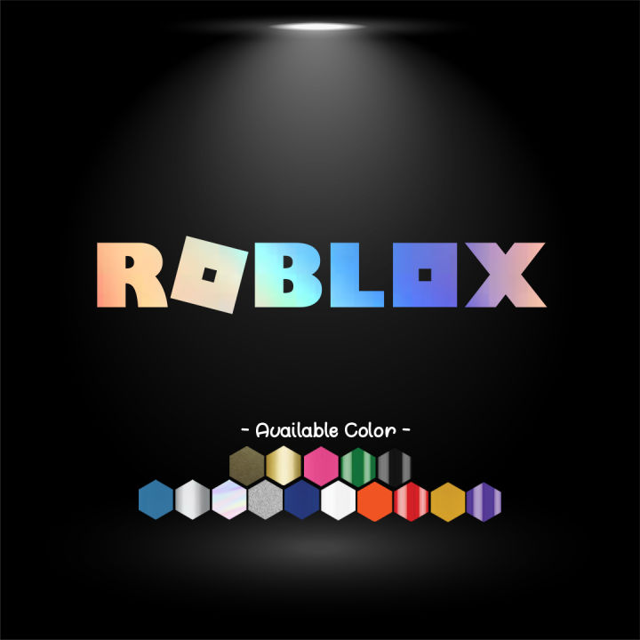 Roblox Logo WATERPROOF STICKER VINYL decal for phone, mug, motor, car ...