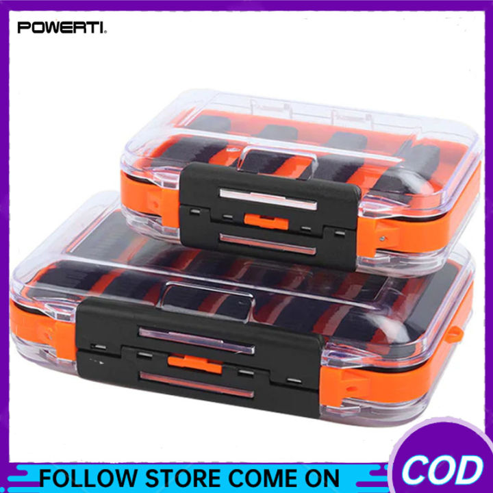 Double Sided Fishing Lure Box Transparent Fishing Tackle Box Fishing ...