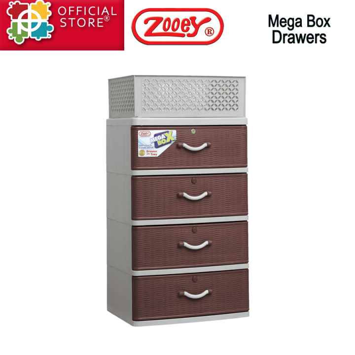 Zooey Mega Box Drawer 4 Layer | Lazada PH