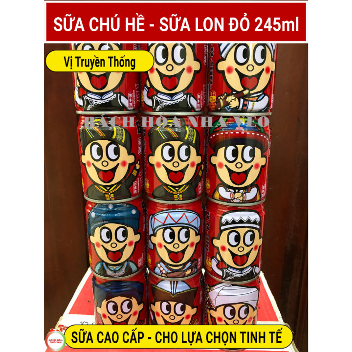 Sữa Chú Hề, Sữa Lon Đỏ Trung Quốc Siêu Ngon 245ml | Lazada.vn