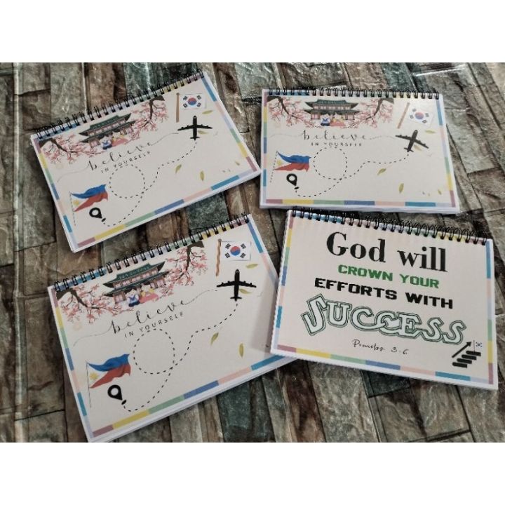 【Books】 Korean Reviewer Notebook with Vocabs and picture | Lazada PH