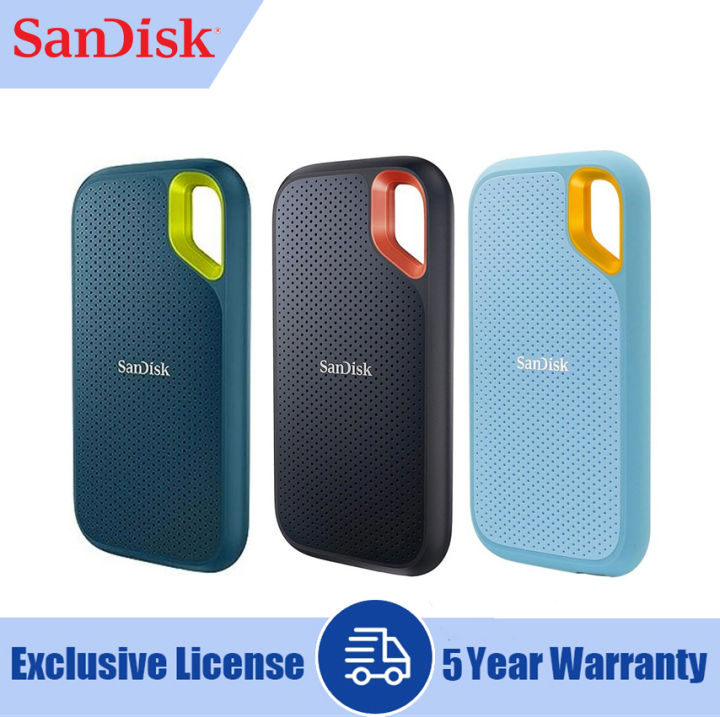 SanDisk Extreme Portable USB 3.2 Gen 2 SSD ( 500GB / 1TB / 2TB ) E61 R:1050MB/s Type-C External ...