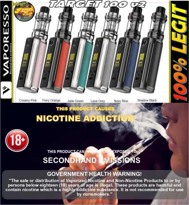 Vaporesso Target 100 (iTANK 2 Edition) Mod Kit | Lazada PH