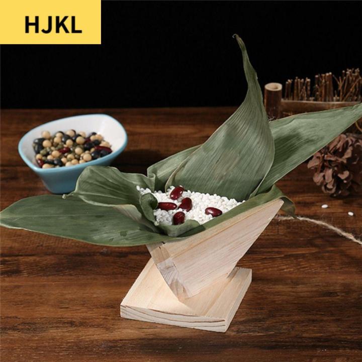 HJKL Triangle Square Shaped Homemade DIY Wooden Zongzi Maker Rice Ball ...