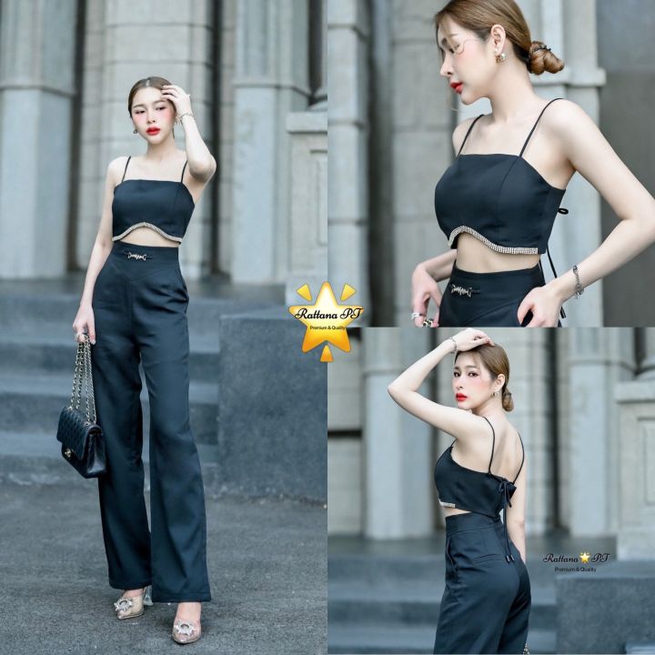 Rattana RTN014 เซตเสื้อมาคู่กับกางเกงขายาว | Lazada.co.th