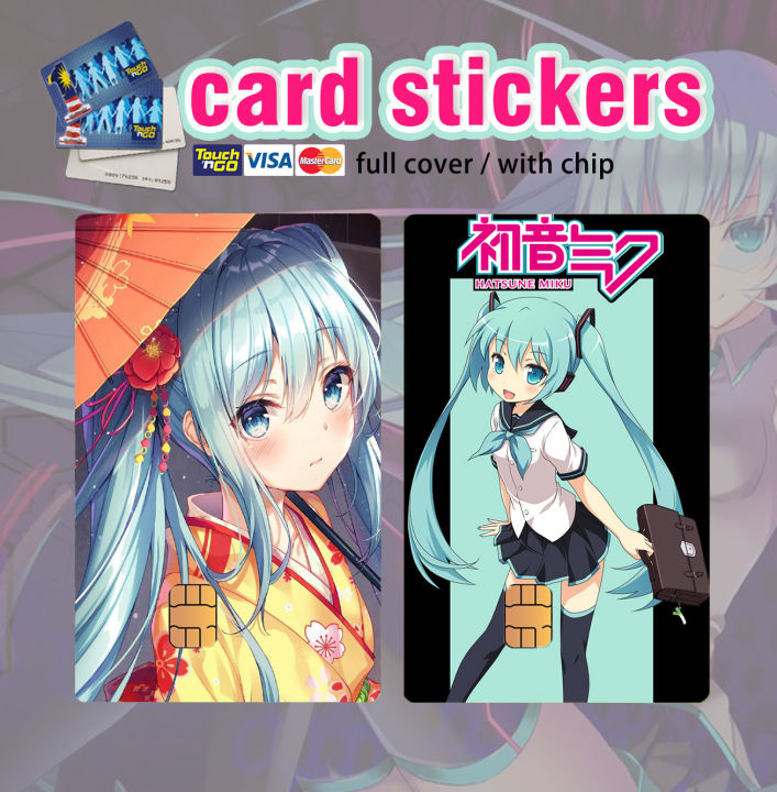 MIKU (VERSION 01) CARD STICKER - HATSUNE MIKU TNG STICKER - MIKU CV01 ...