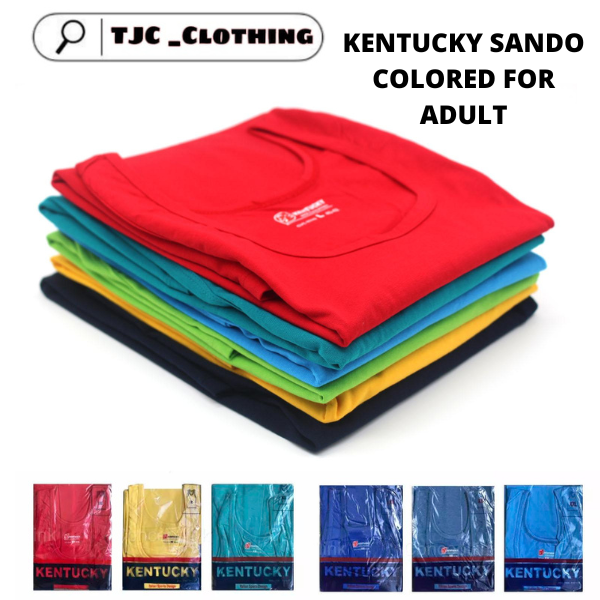 KENTUCKY SANDO COLORED for Adult (6pcs ASSORTED COLORS) | Lazada PH
