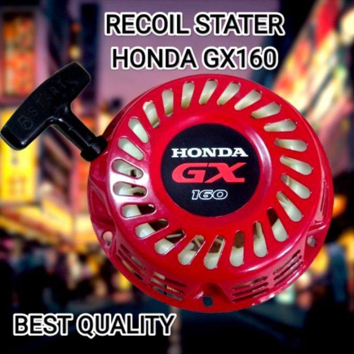 Recoil starter stater GX160 GX200 tarikan engkol mesin GX160 recoil stater mesin gx 160 recoil ...