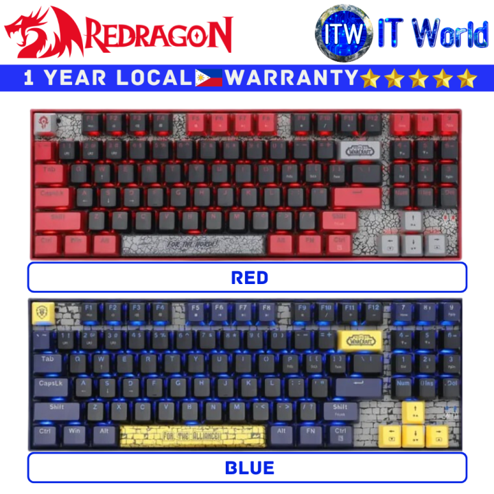 Itw | Redragon Wired Mechanical Gaming Keyboard World of Warcraft YGM1 ...