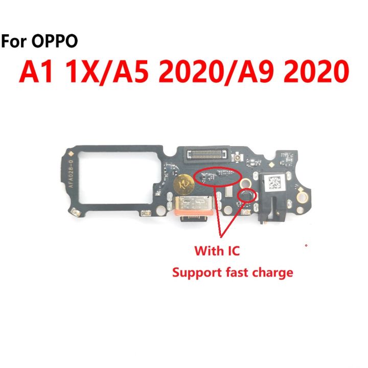 สำหรับ OPPO A11X/A5 2020/A9 2020 USB Charger Connector ไมโครโฟน USB ...