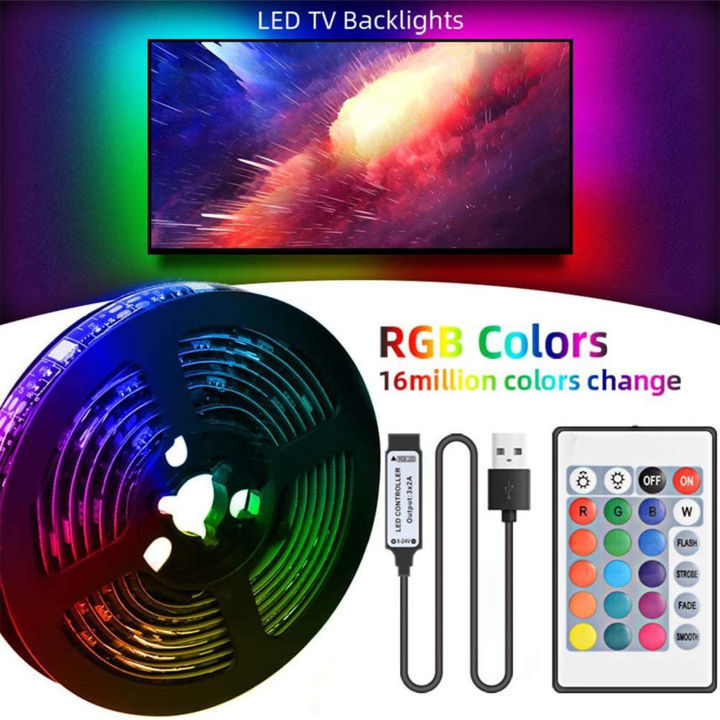 LED Lights for TV PC Gaming Monitor TV LED Backlight Remote Control ...