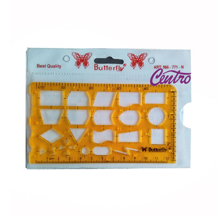 Butterfly Penggaris Flow Chart Ruler 996-771-N Mal Flowchart | Lazada ...