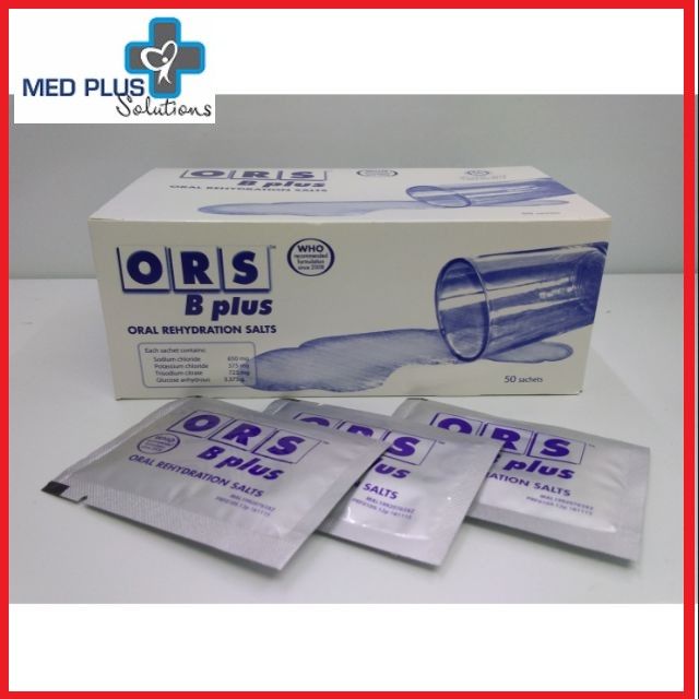 ORS Plus Oral Rehydration Salts 50 sachets Original (Exp:1/2027) | Lazada