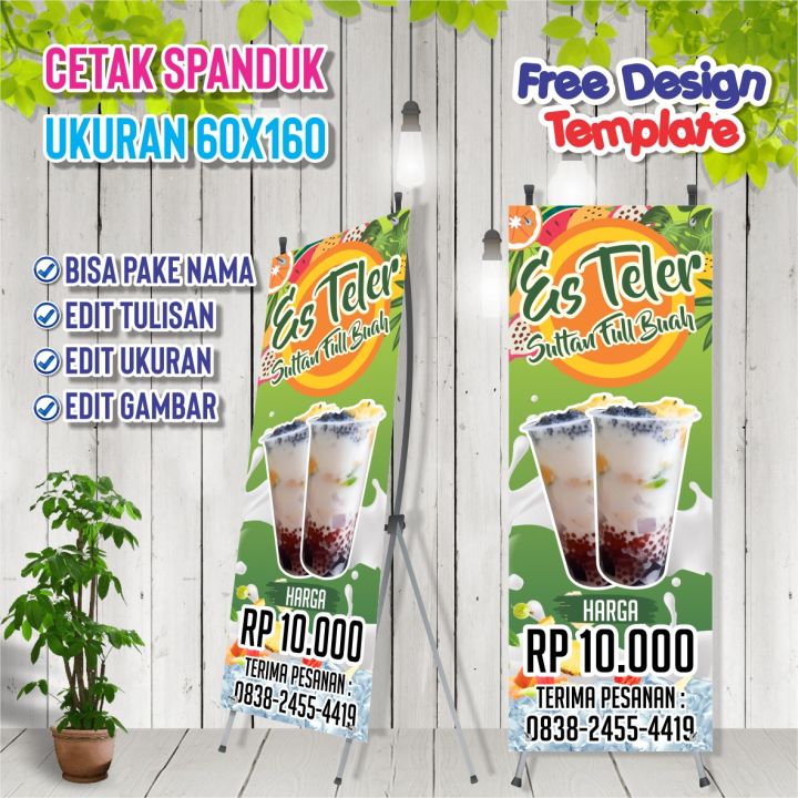SPANDUK / BANNER ES TELER / ES TELER SULTAN | Lazada Indonesia