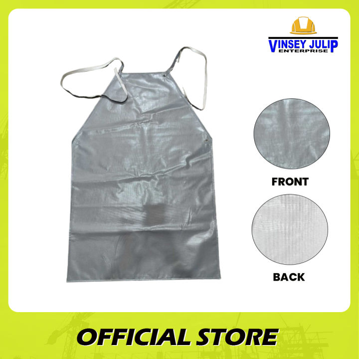 1Pc PVC Chemical Resistant Apron Gray Protective Equipment | Lazada PH
