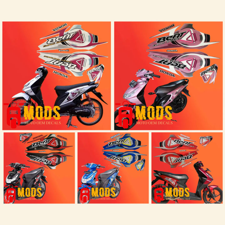 HONDA BEAT CARB 110cc #3 Stock Decal/Sticker | Lazada PH