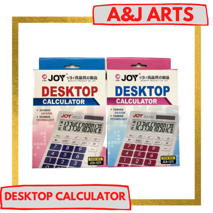 Calculator JOY Desktop Calculator Taiwan Technology 12 Digit Calculator ...