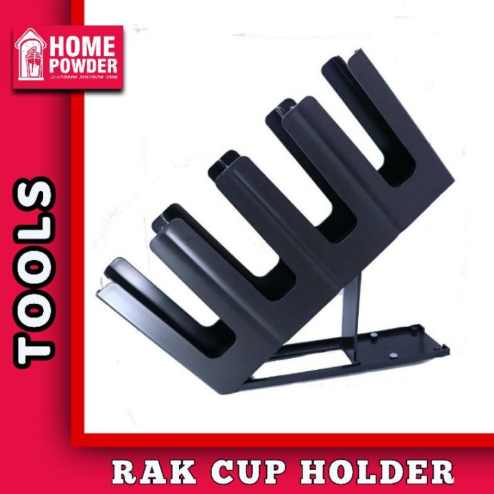 Rak Cup Holder Organizer Portabel Tempat Display Gelas Cup Kedai ...