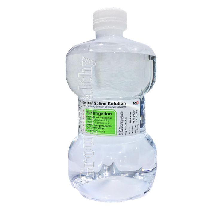 Normal Saline Solution น้ำเกลือ นอร์มอลซาไลน์แคร์ ดัมเบล 1000 ML ...