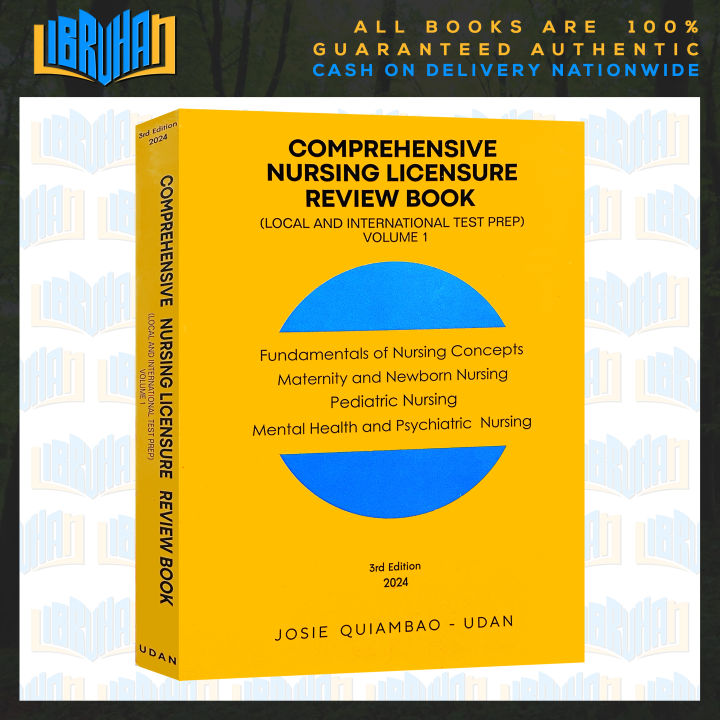 COMPREHENSIVE NURSING LICENSURE REVIEW BOOK Volume 1 2024 & 3rd Edition ...
