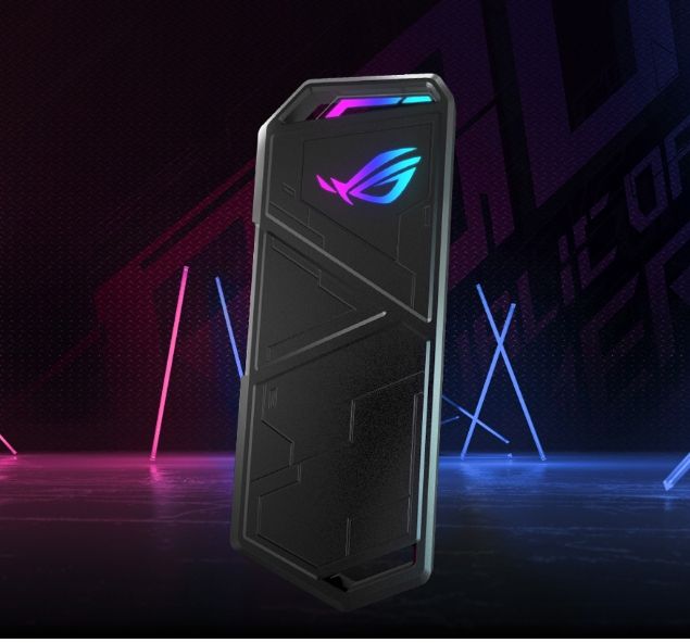 ASUS ROG Strix Arion Lite External Portable M.2 NVMe SSD Enclosure USB3 ...