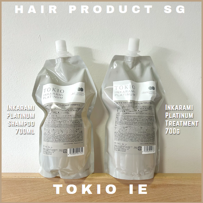 Japan Tokio IE Inkarami Platinum Shampoo 700ml & Treatment 700g | Lazada Singapore