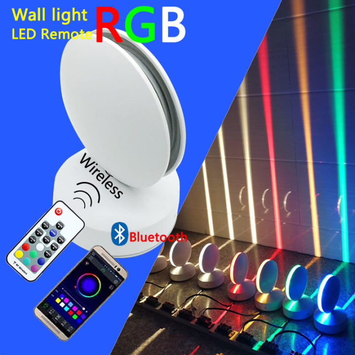 12W LED wall light RGB Remote Windows sill Lamp Home Door frame ...