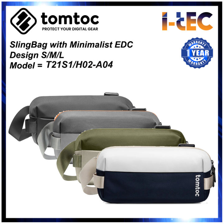 Tomtoc Minimalist EDC Sling Bag - Lightweight Crossbody Sling Bag 8 ...