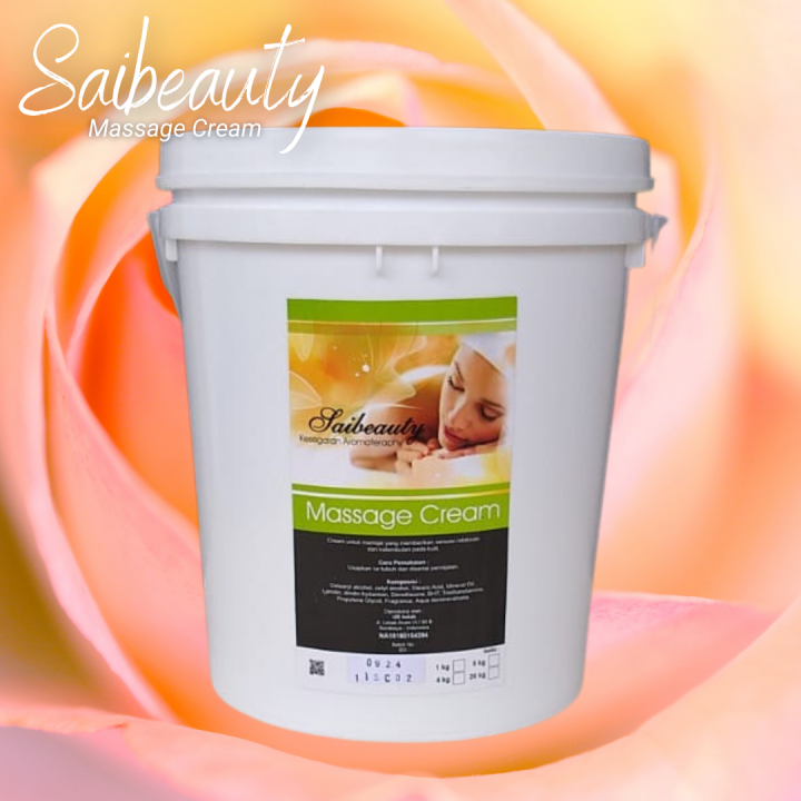 Massage Cream Rose Pot 5 Kg Krim Pijat Kemasan Pot Jar 5kg Saibeauty 8479