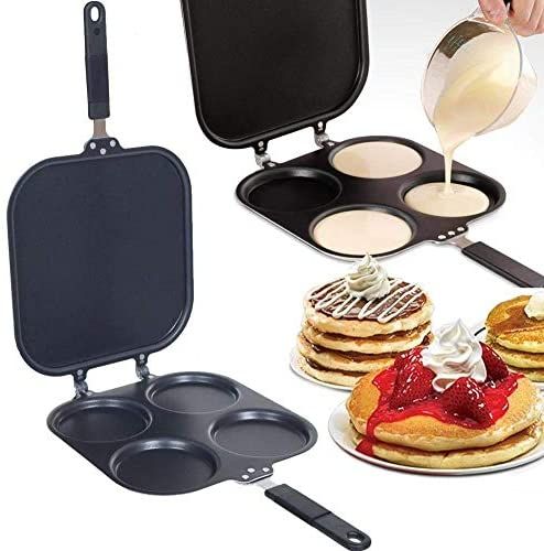 TONG'S 4 in 1 Perfect Pancake Maker Pan (Black) | Lazada PH