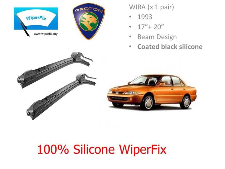 [WiperFix] Proton Wira 1994 - New, Wiperfix Silicone Wiper, Beam Design ...