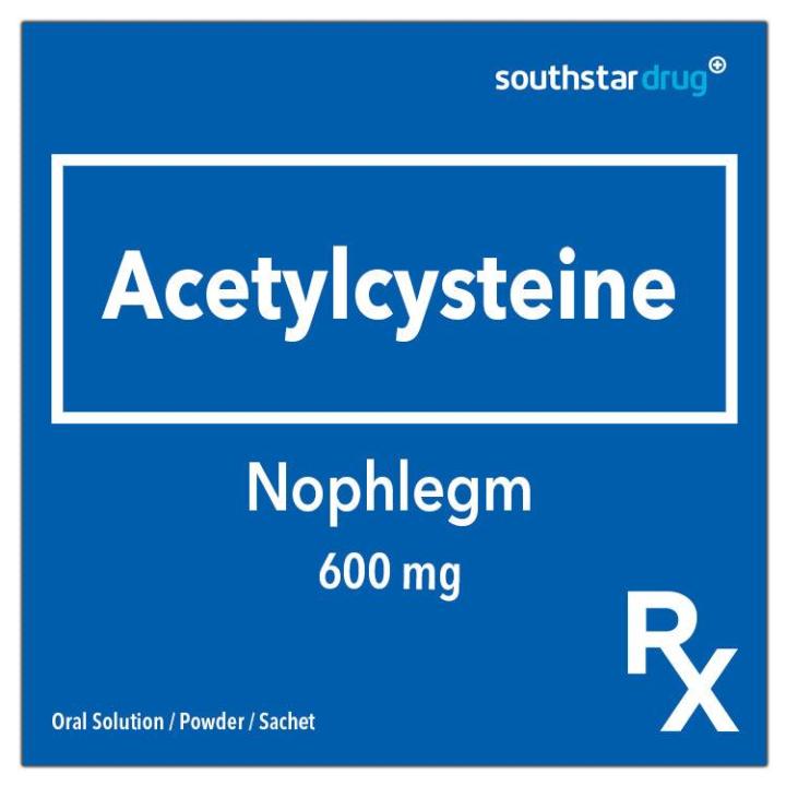 Rx: Nophlegm 600mg Oral Solution Powder Sachet | Lazada PH