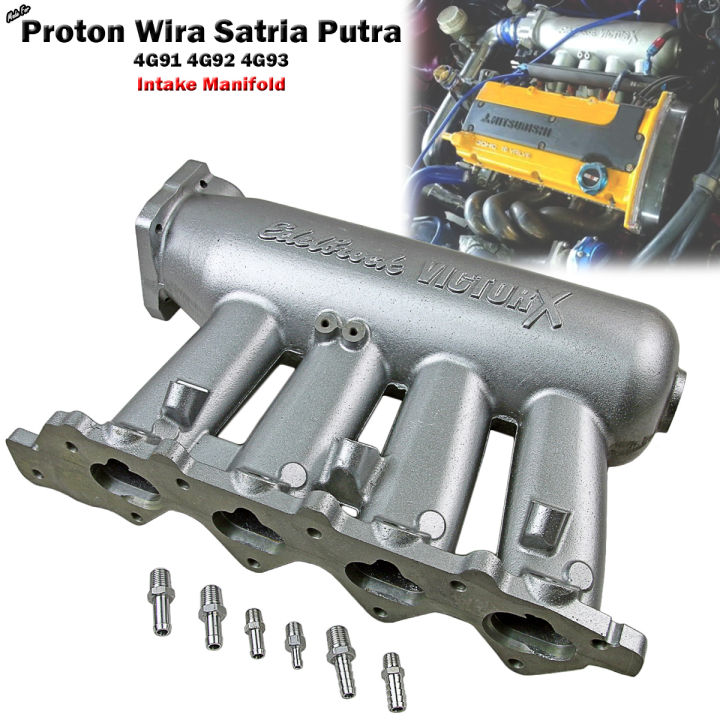 Performance Intake Manifold 4G91 4G92 4G93 Proton Wira Satria Putra GSR ...