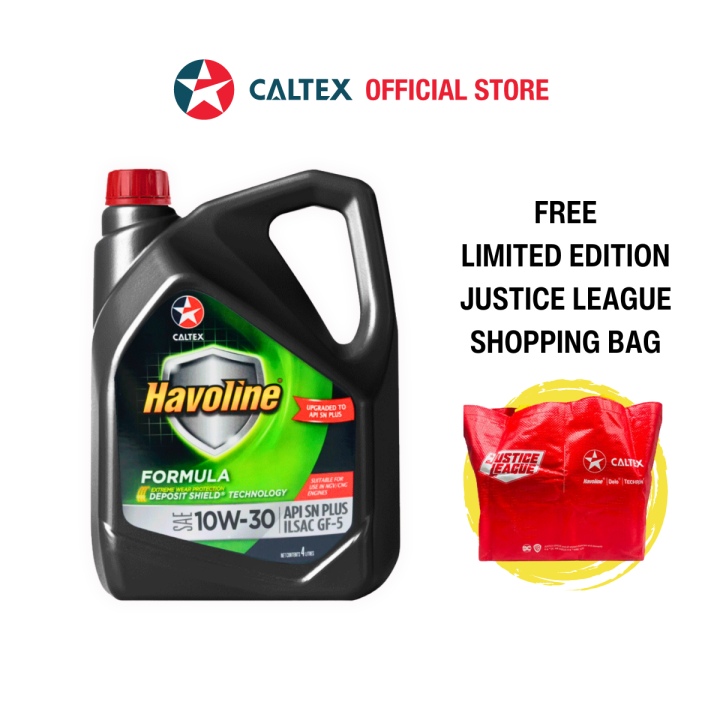CALTEX Havoline ® Formula SAE 10W-30 API SN (4 Liters) - Petrol Engine ...
