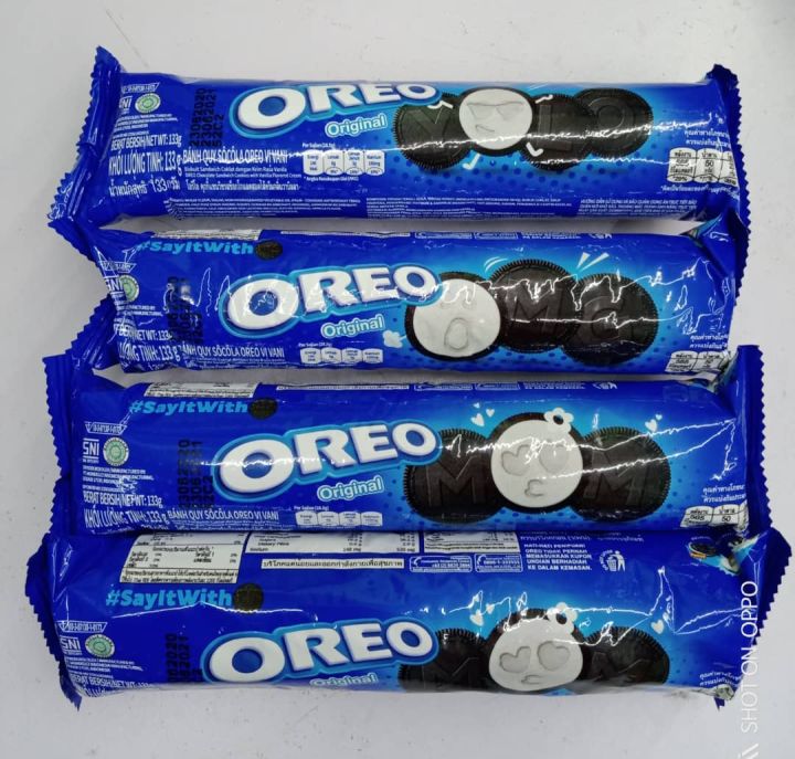 Oreo Original Chocolate Sandwich Cookies with Vanilla Cream 4 UNIT X ...