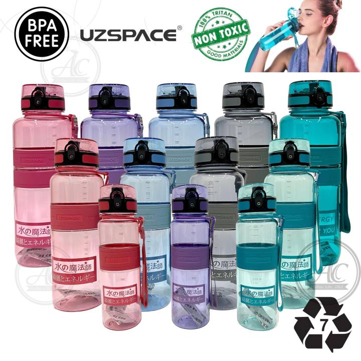 UZSpace 100% Ori BPA free Tritan Ion Ionic Drinking Water Bottle 负离子能量水瓶 水杯 水壶 正品 500ml 650ml ...