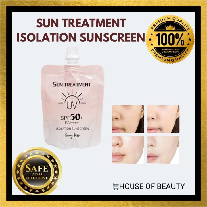 SEXY KISS SUN TREATMENT UV SPF 50+ PA+++ ISOLATION SUNSCREEN | Lazada PH