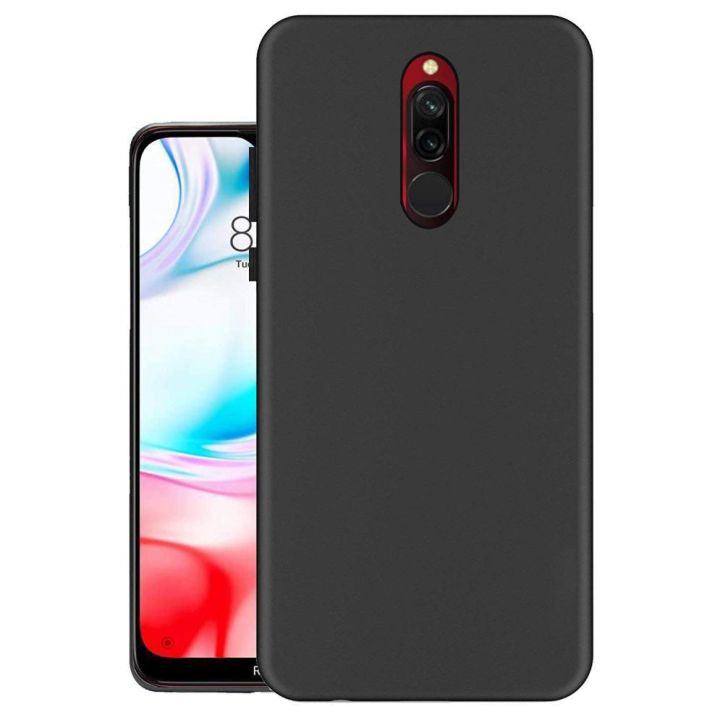 P/B- CASING COVER KESING Xiaomi Redmi 8 Casing Ultra Slim Polos Black ...