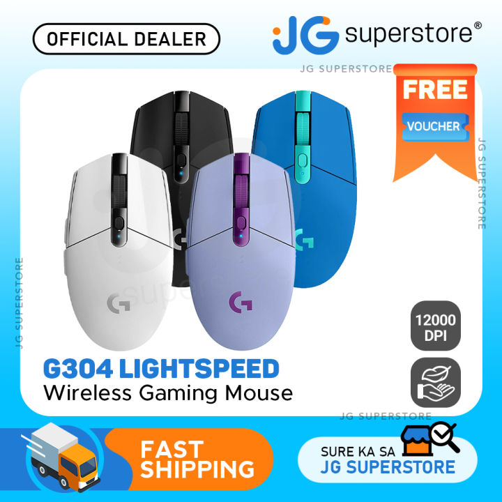 Logitech G304 LIGHTSPEED Wireless Gaming Mouse with 12,000 DPI HERO ...