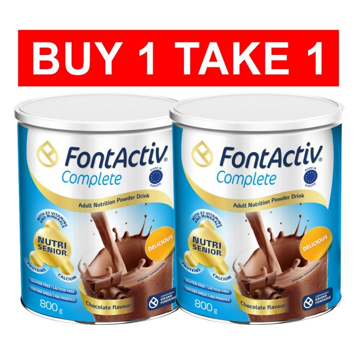 Adult Milk - FontActiv Complete Chocolate 800g Bundle Of 2 (Expiry July ...