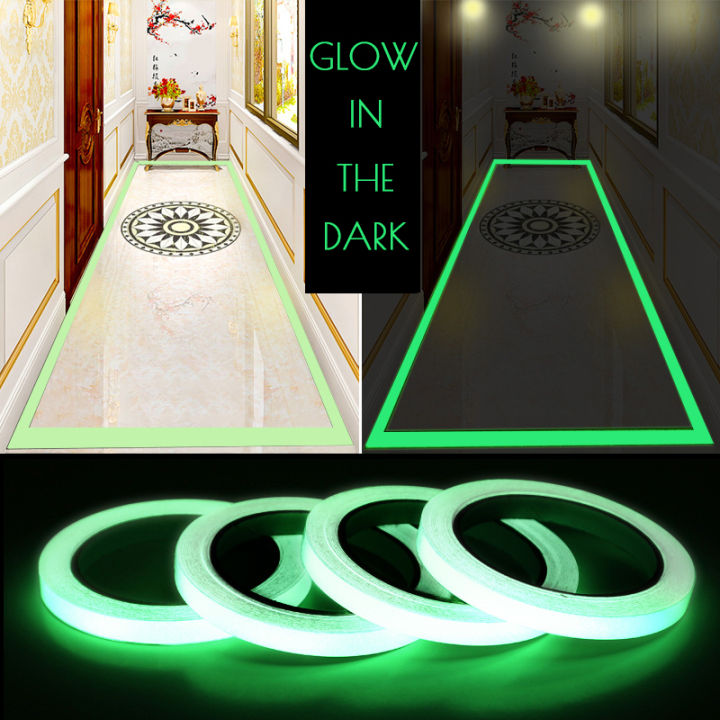 Luminous Wall Sticker Baseboard Tape Band Glow In The Dark Bedroom ...