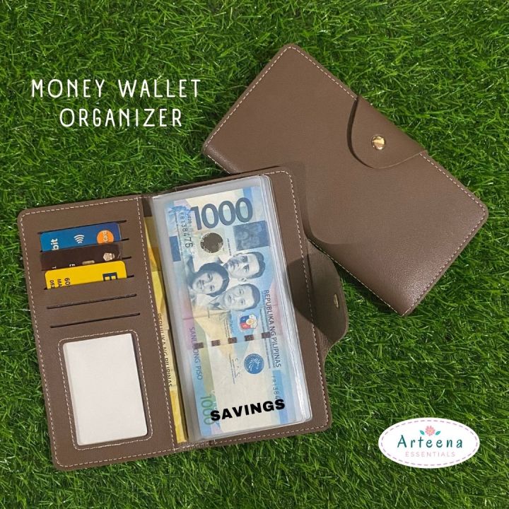 Money Organizer Leather Wallet/Card Holder/Leather Long Wallet | Lazada PH