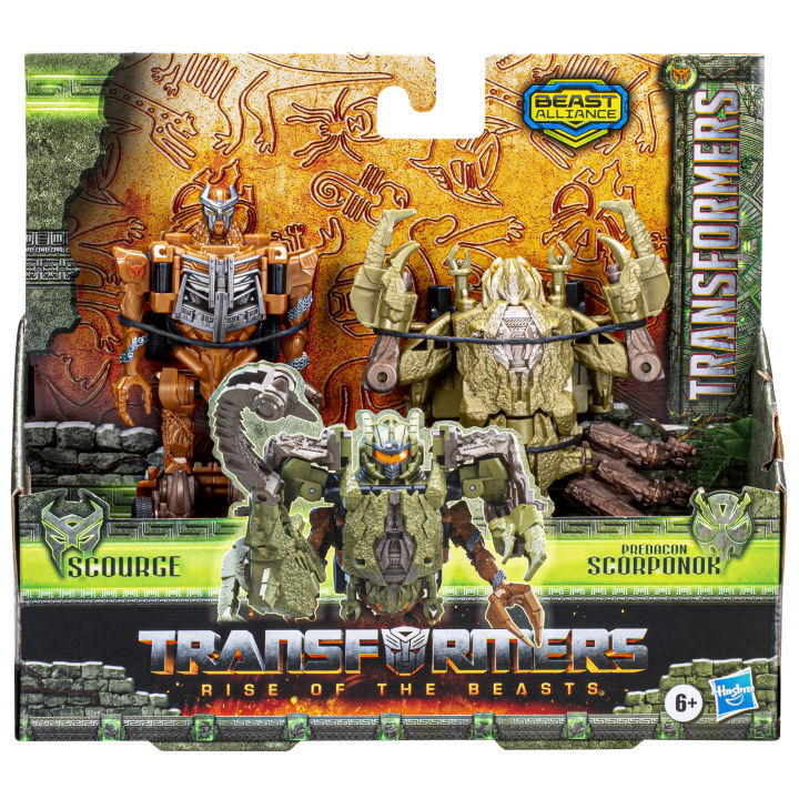 HASBRO TRANSFORMERS รุ่น F4620 TFO MV7 BA COMBINER 2PK SCOURGE | Lazada ...