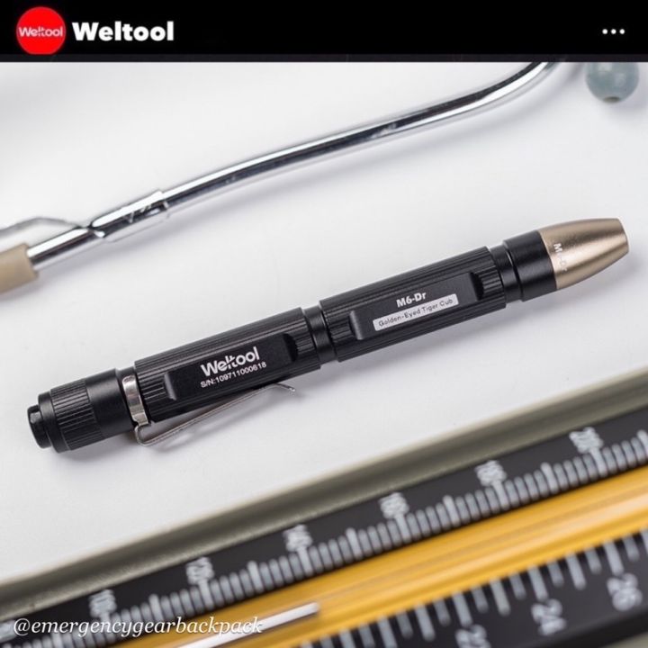 ( โปรโมชั่น++) คุ้มค่า Weltool M6-Dr Penlight ปากกาไฟฉายสำหรับแพทย์ ...
