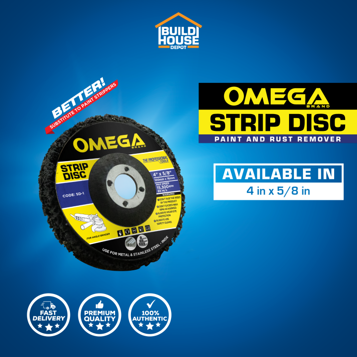OMEGA Strip Disc Fiberglass Backing - For Paint and Rust Stripping ...