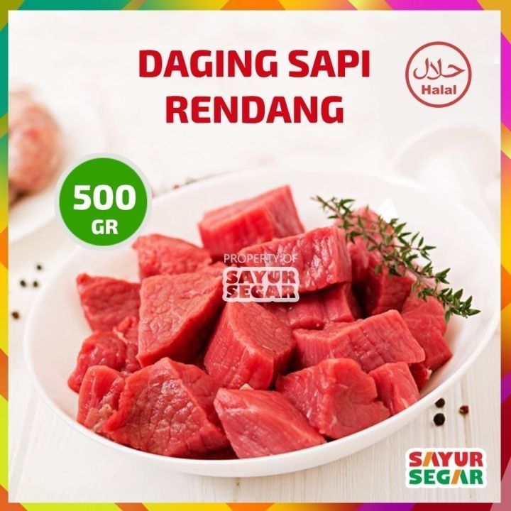 Daging Sapi Pot. Rendang [500g] Fresh Halal | Lazada Indonesia