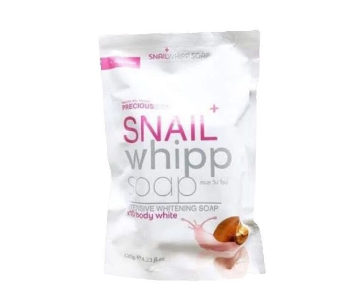 Original Snail Whipp Soap by Precious Skin 120g Made in Thailand ...