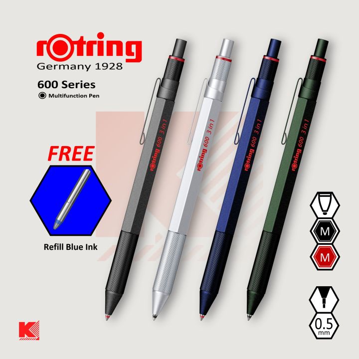 ปากกา 3 ระบบ Rotring 600 3 in 1 | Lazada.co.th