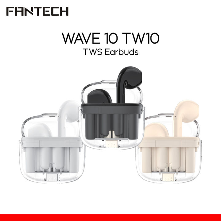 Fantech TWS Earbud Wave 10 TW10 with Touch Control, Ergonomic Design ...