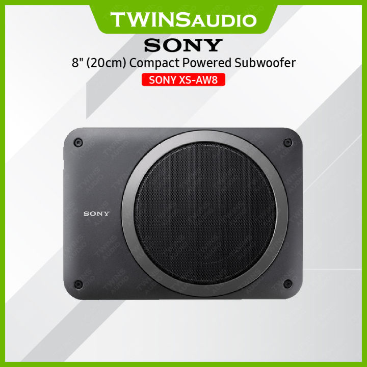 Sony XS-AW8 | 8" (20cm) Compact Powered Subwoofer | Lazada
